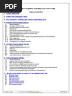 Pre-Commissioning Tests Checklist | PDF | Transformer | Relay
