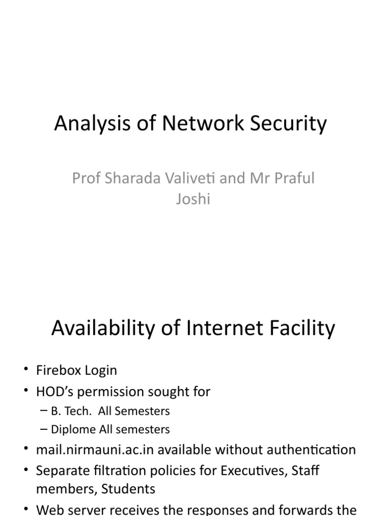 Analysis of Network Security | PDF | Antivirus Software | Malware