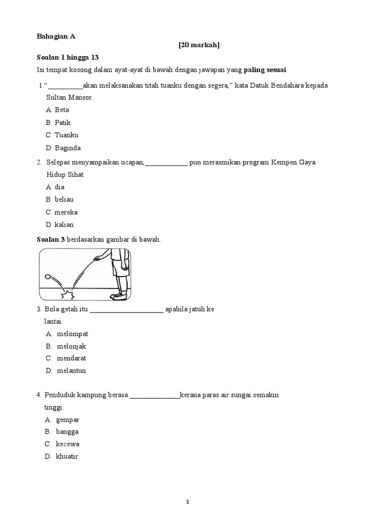 Pemahaman Tahun 6 2021 Pdf