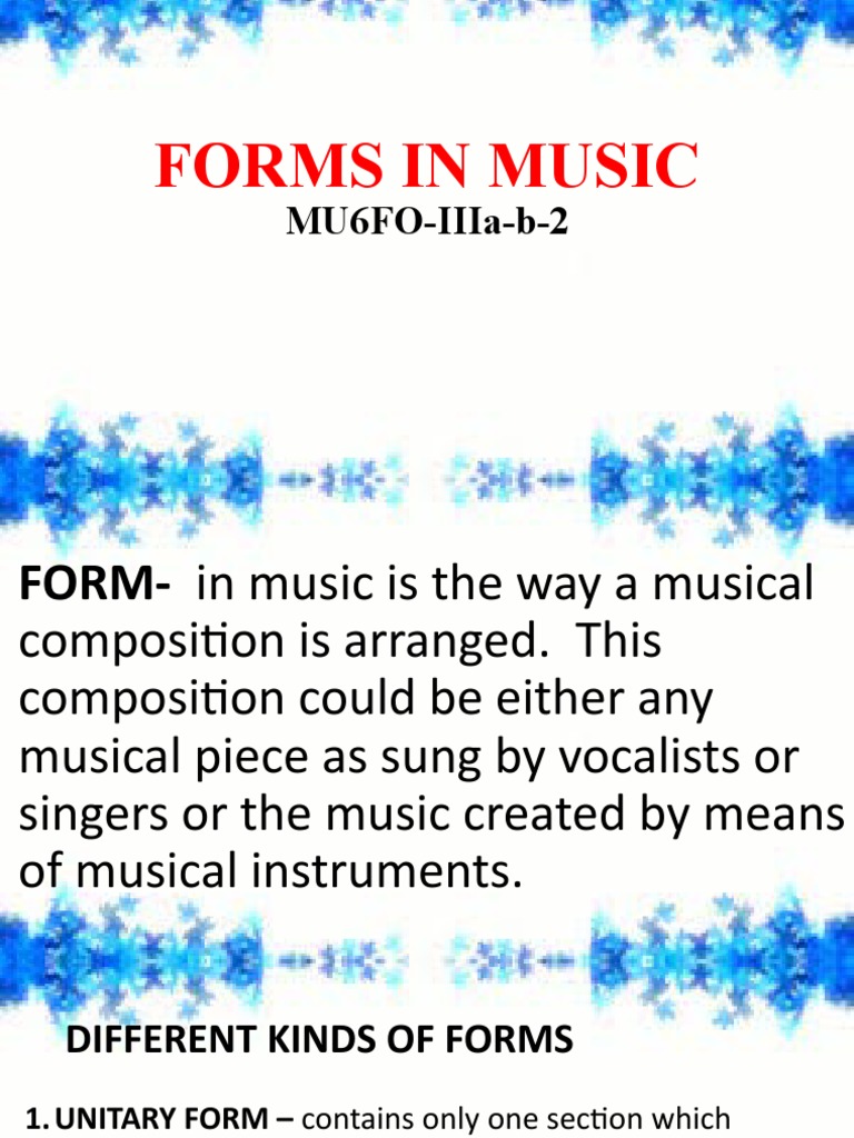 Forms in Music | PDF
