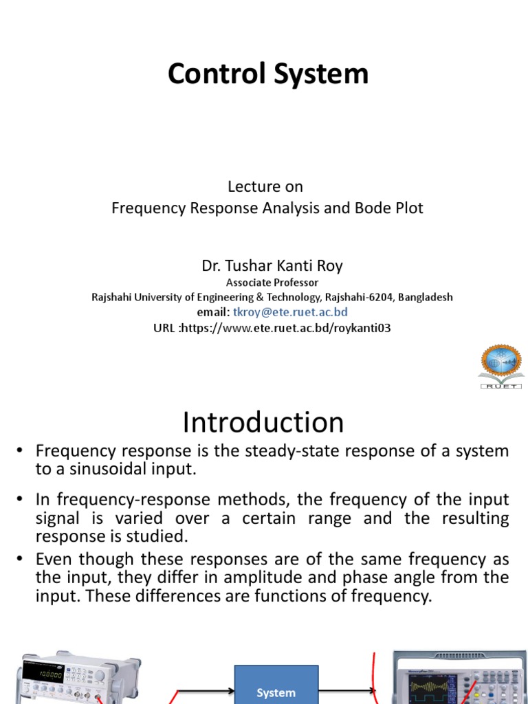 Lecture - On Frequency - Response - Analysis and Bode Plot | PDF | Computer Engineering ...