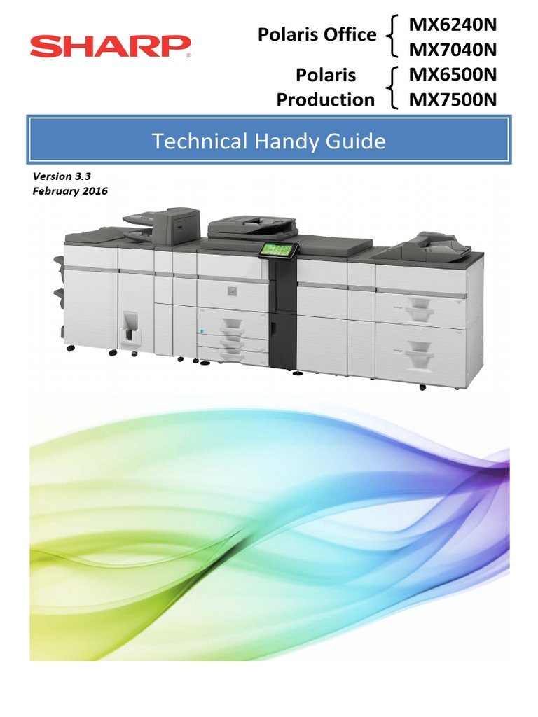 MX-6500N, MX-7500N Technical Handy Guide | PDF | Electrical Connector ...