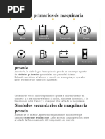 Simbología de Maquinaria Pesada Exp | PDF | Los símbolos