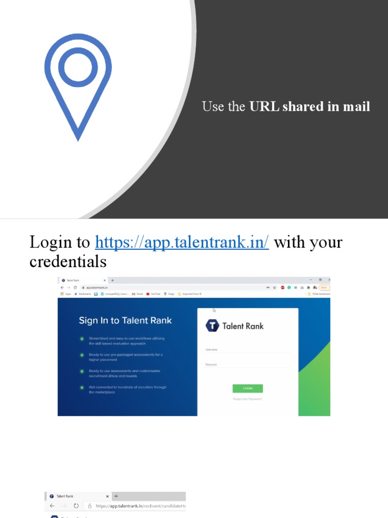 Use The URL Shared in Mail | PDF