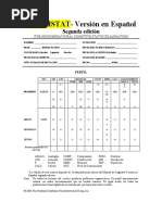 Test TOMM: Evaluación de Simulación Memoria | PDF | Simulación | Memoria