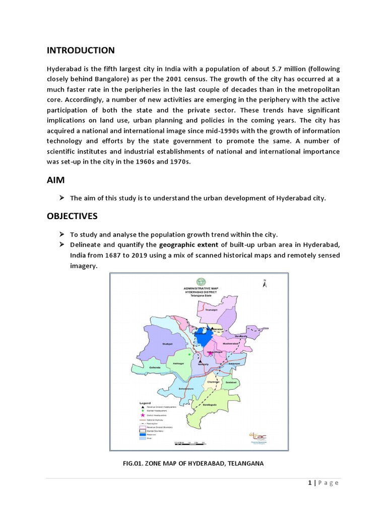 Case Study On Urban Developement of Hyderabad Hitech City | PDF