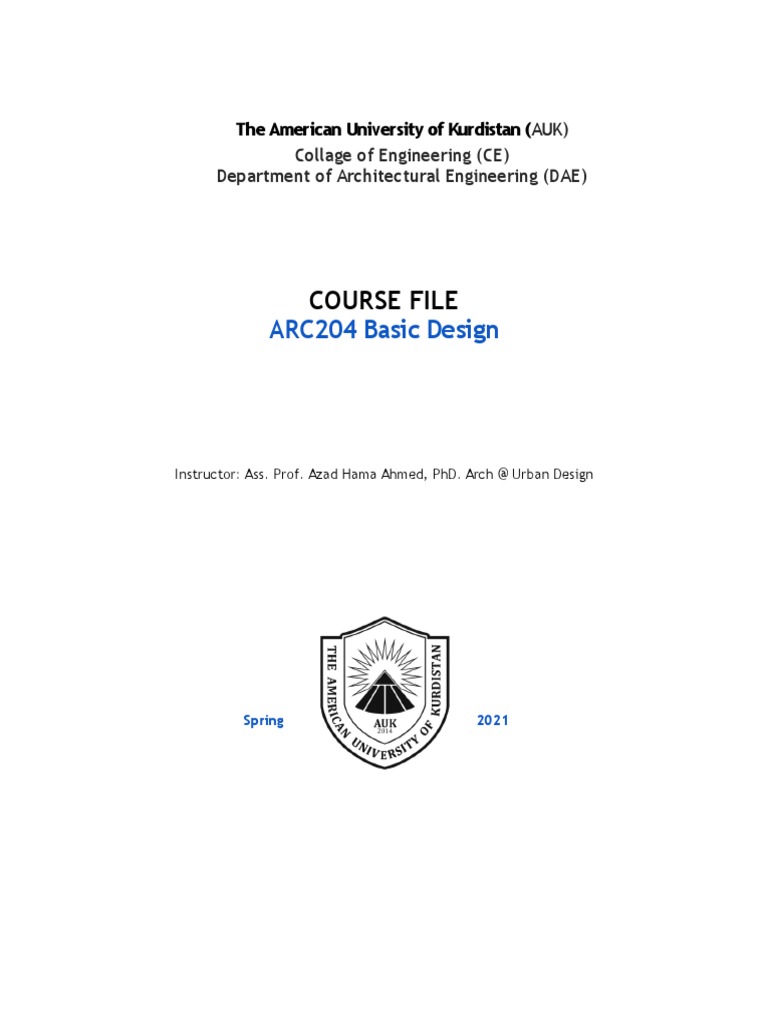 ARC110 - Basic Design - Spring 2021 | PDF | Academic Dishonesty ...