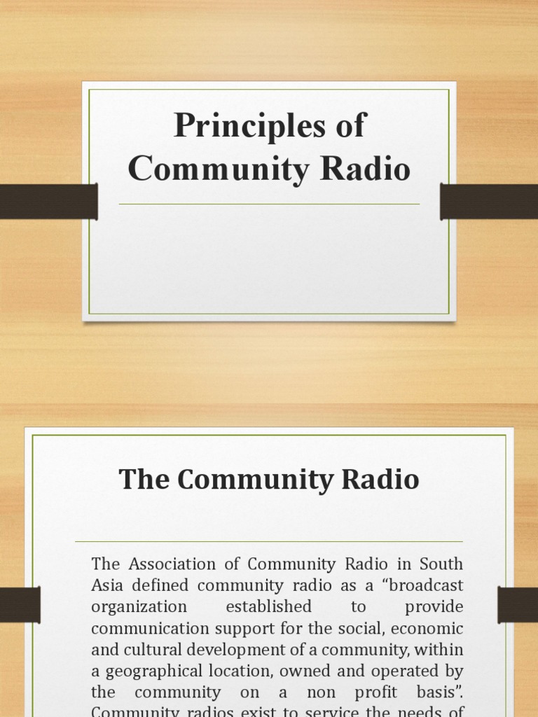 Rural Broadcasting Lecture 3 Pdf Community Literacy