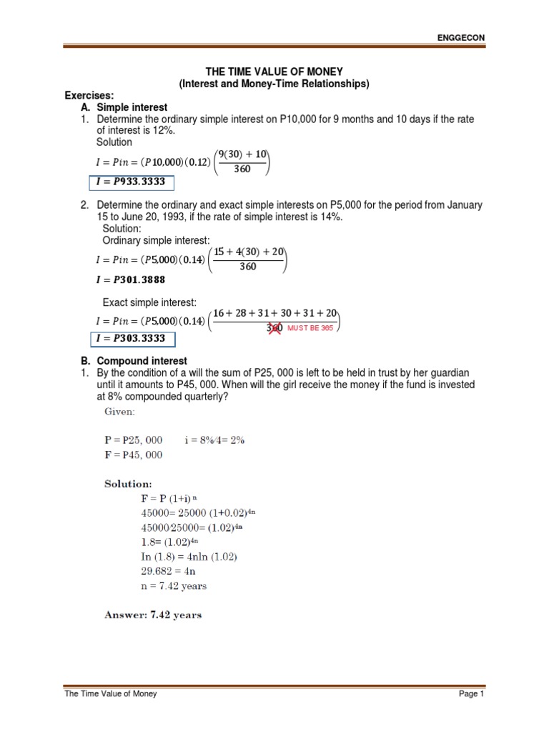 Engineering Economics Upm Samples 10 | PDF | Interest | Time Value Of Money