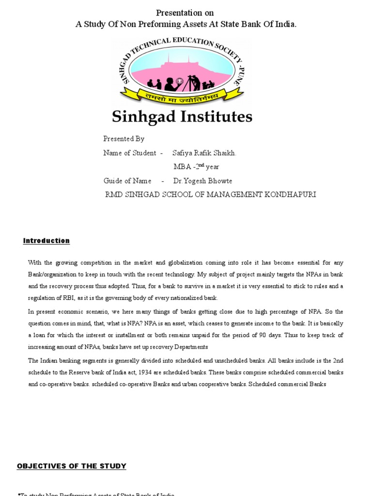 SBI PPT FINAl | PDF | Reserve Bank Of India | Banks