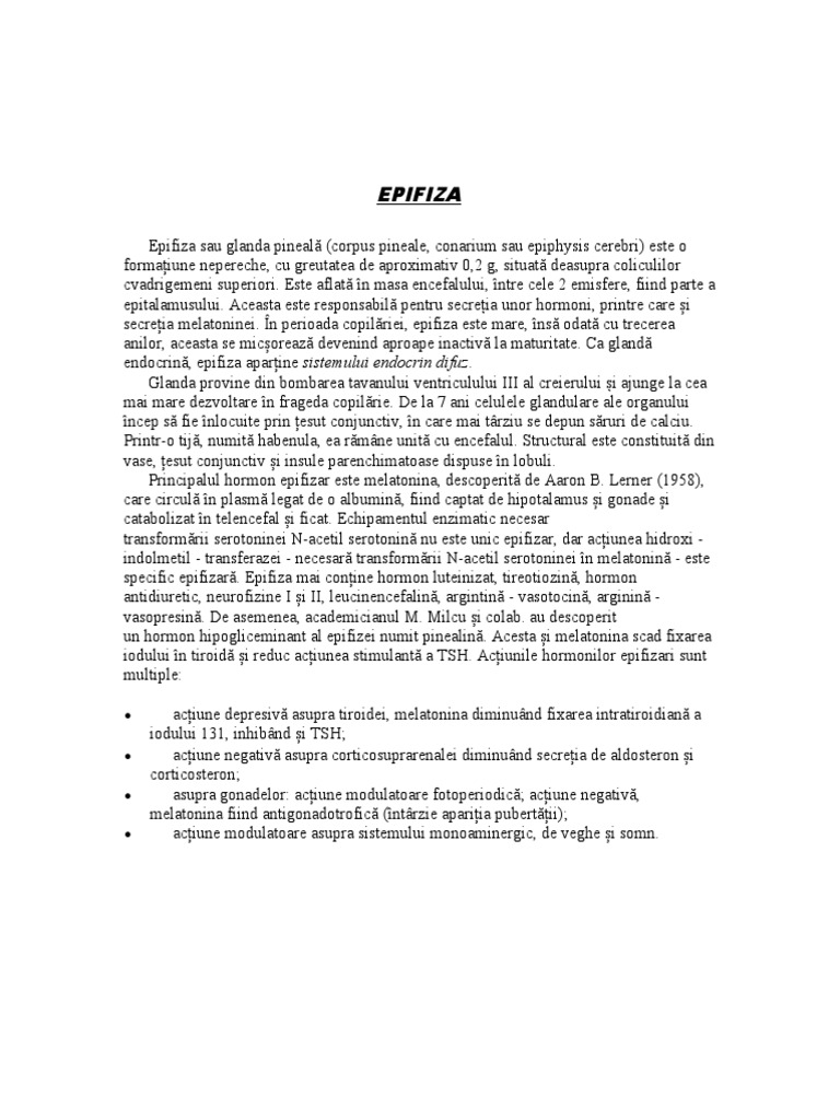 Epifiza | PDF