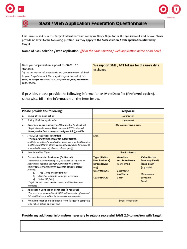 SaaS Vendor Technical Questionnaire2 Borealis | PDF | Software As A ...