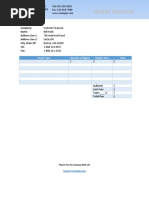 Pharmacy Invoice Template | PDF