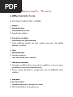 Análisis de "Chac Mool" de Carlos Fuentes | PDF | Cuentos | Fantasía