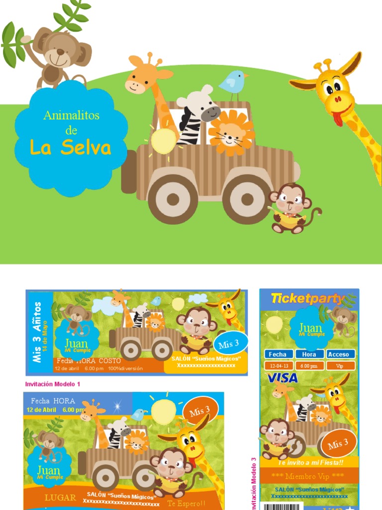 Kit Animales de La Selva | PDF