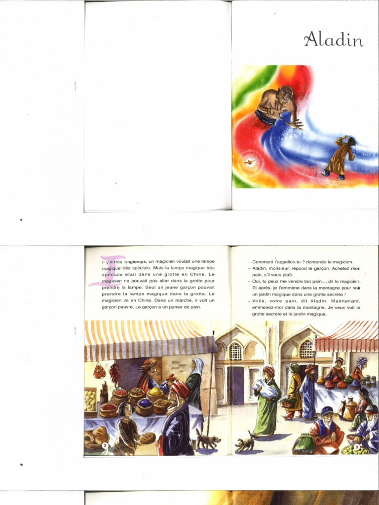 Aladin (Lectura en Francés) | PDF