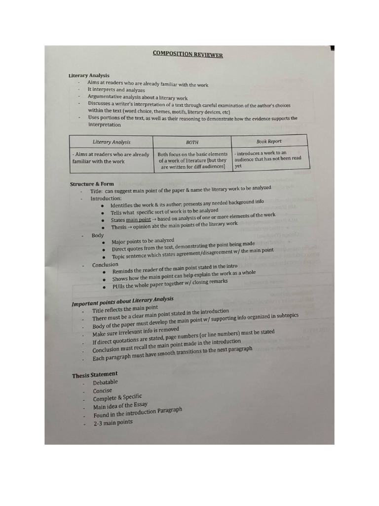 Composition Review | PDF