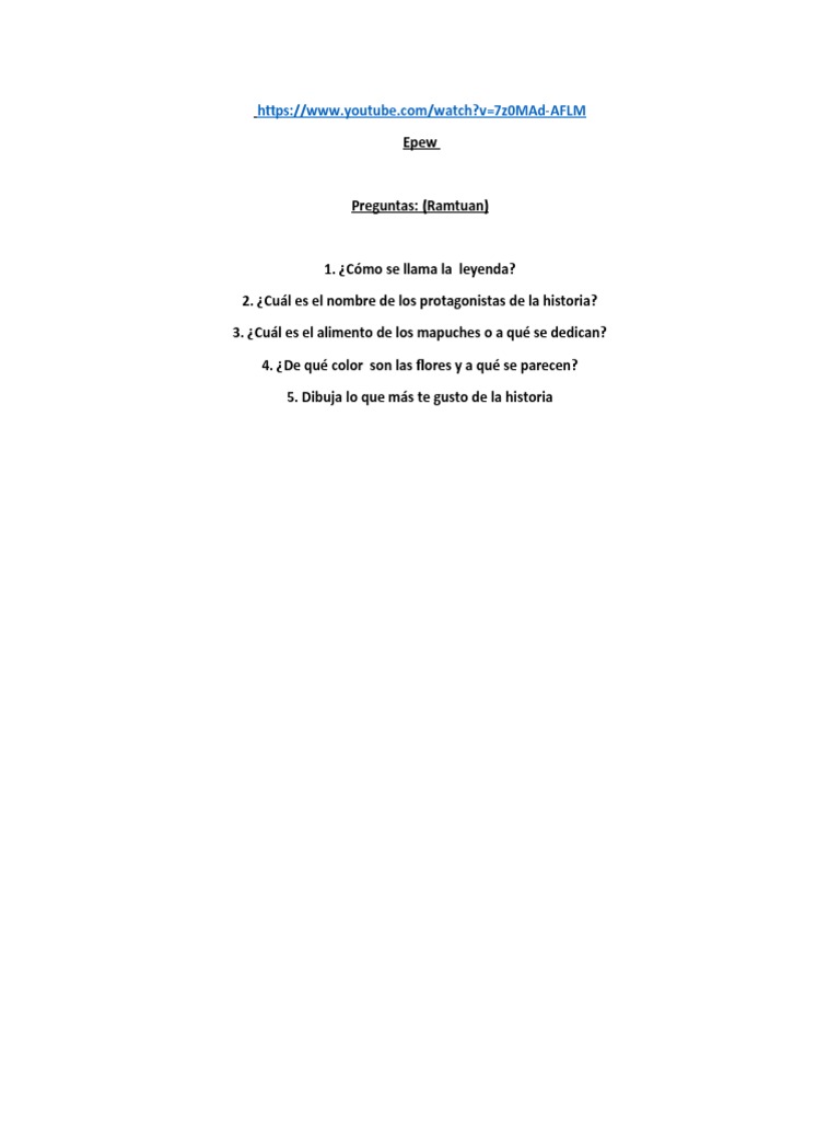 Epew Mapuche | PDF