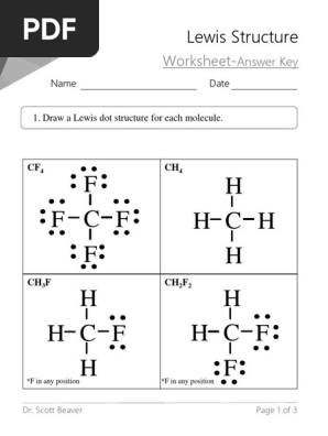 Ch2f2 Lewis Structure Answers