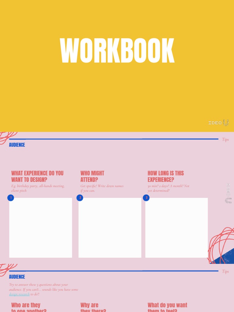 Experience Design Workbook Guide | PDF | Psychological Concepts | Cognition
