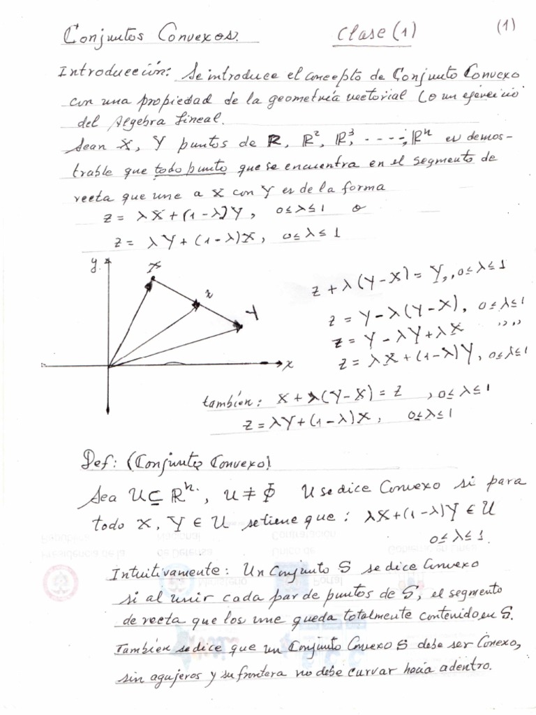 Conjuntos Convexos | PDF