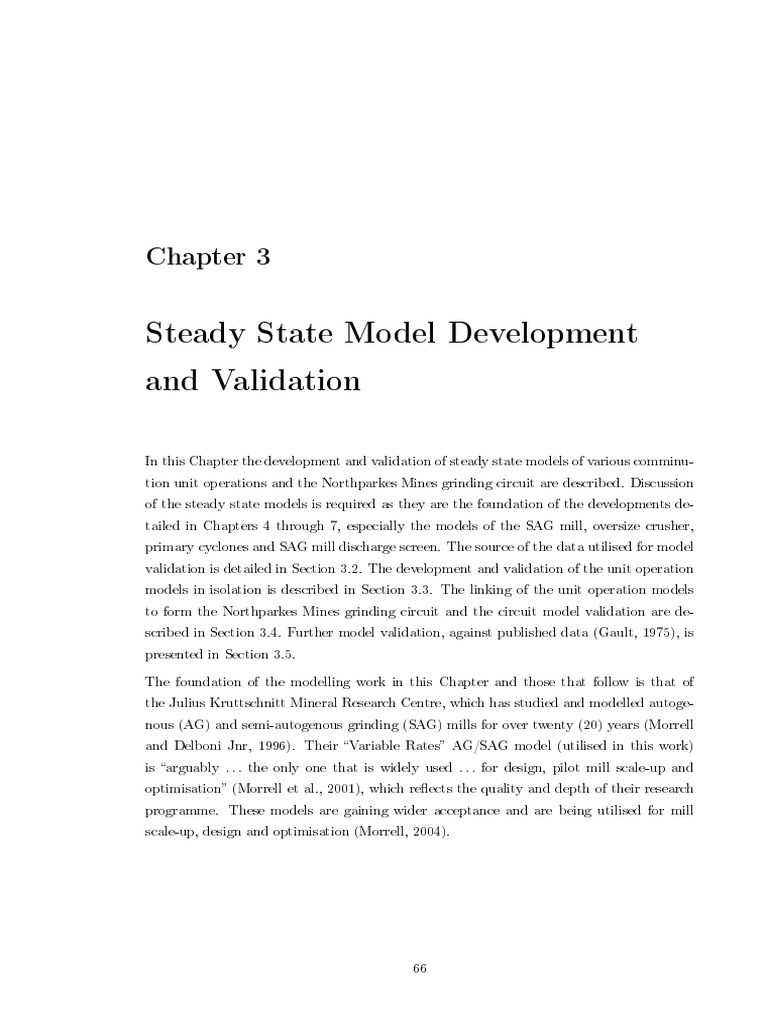 Steady State Model Validation Equações No Matlab Pdf Mill