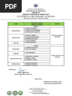 PTA Meeting Attendance Sheet Template | PDF