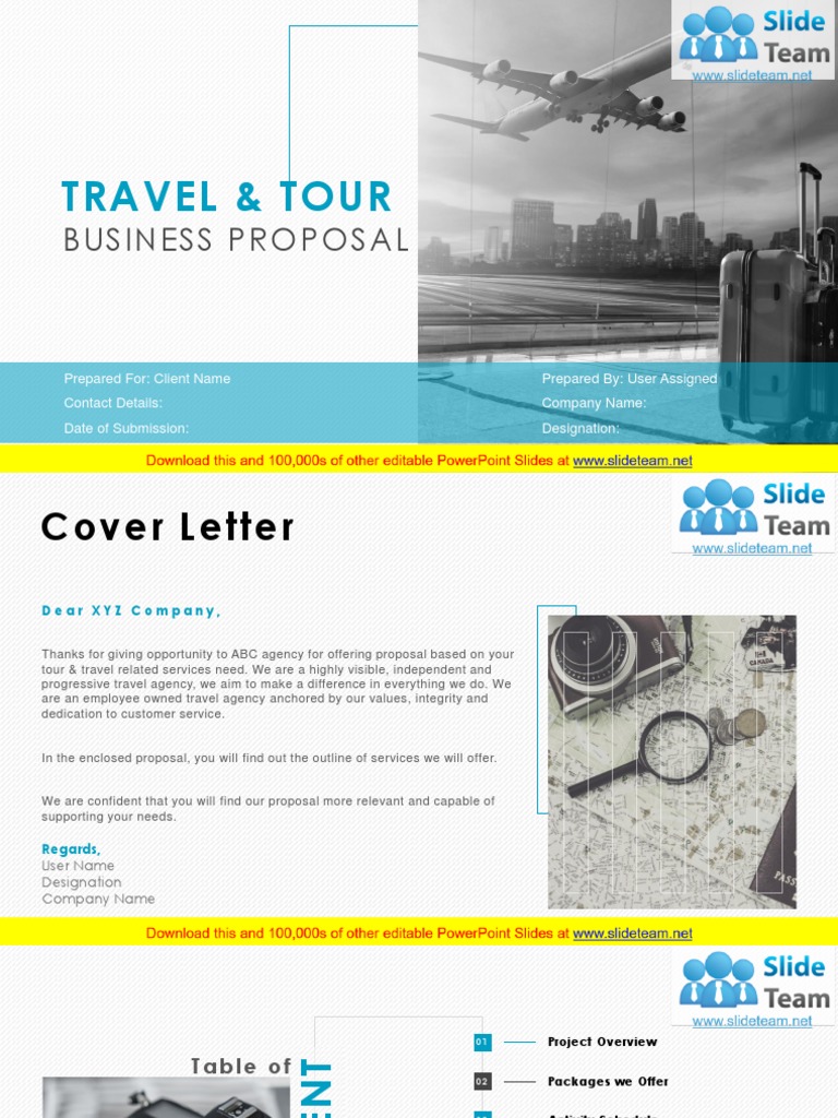 Travel & Tour: Business Proposal | PDF