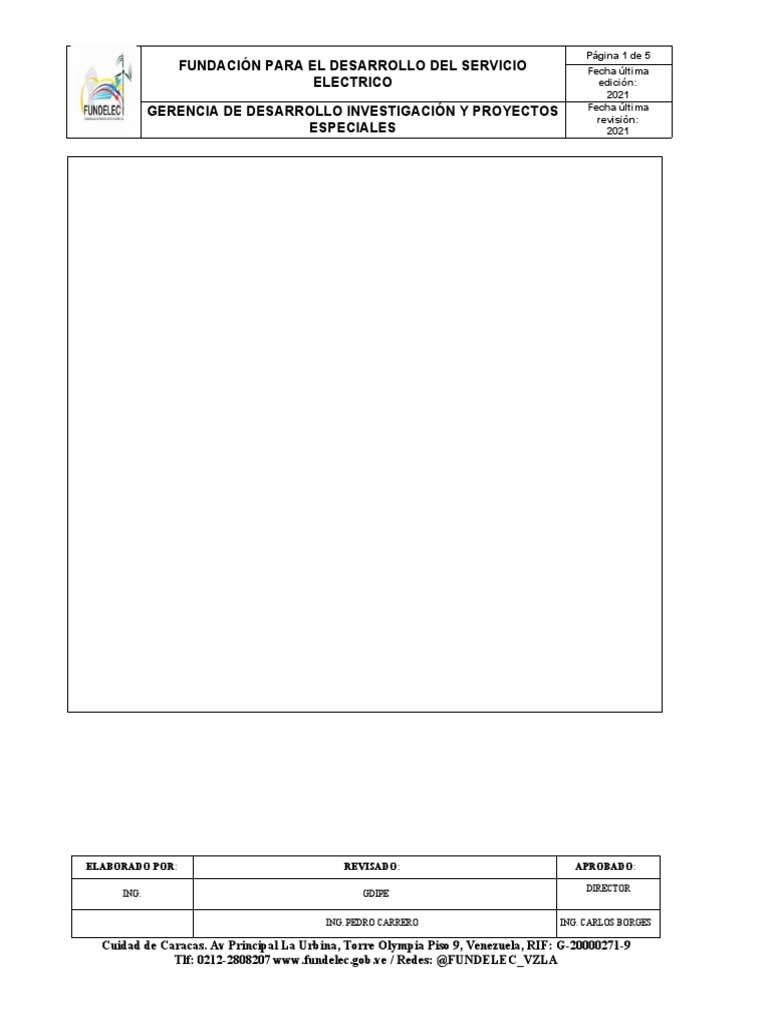 Formato de Presentacion de Proyecto | PDF