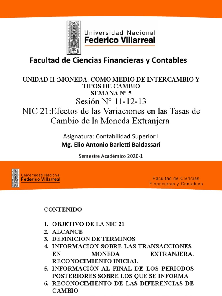 Cont. Sup I. Semana 5-s11-13 Nic 21 | PDF | Contabilidad | Tipo de cambio