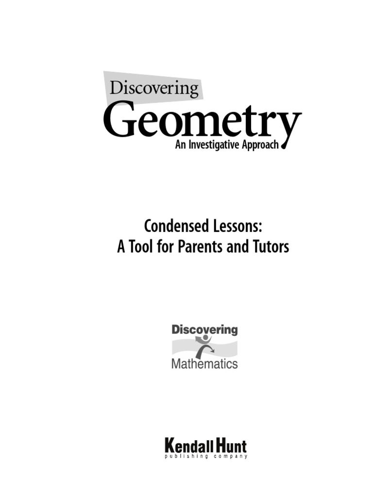 Geometry Condensed Lessons | PDF | Line (Geometry) | Trigonometry