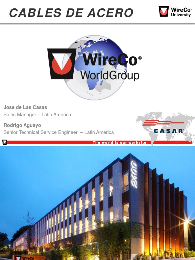 WireCo Cables de Acero - Inspecciones. Colombia - 2017 | PDF | Cable ...