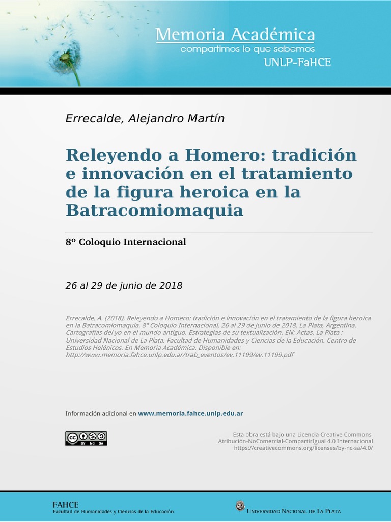 Errecalde Heroe Tragico | PDF | Autor | Héroe