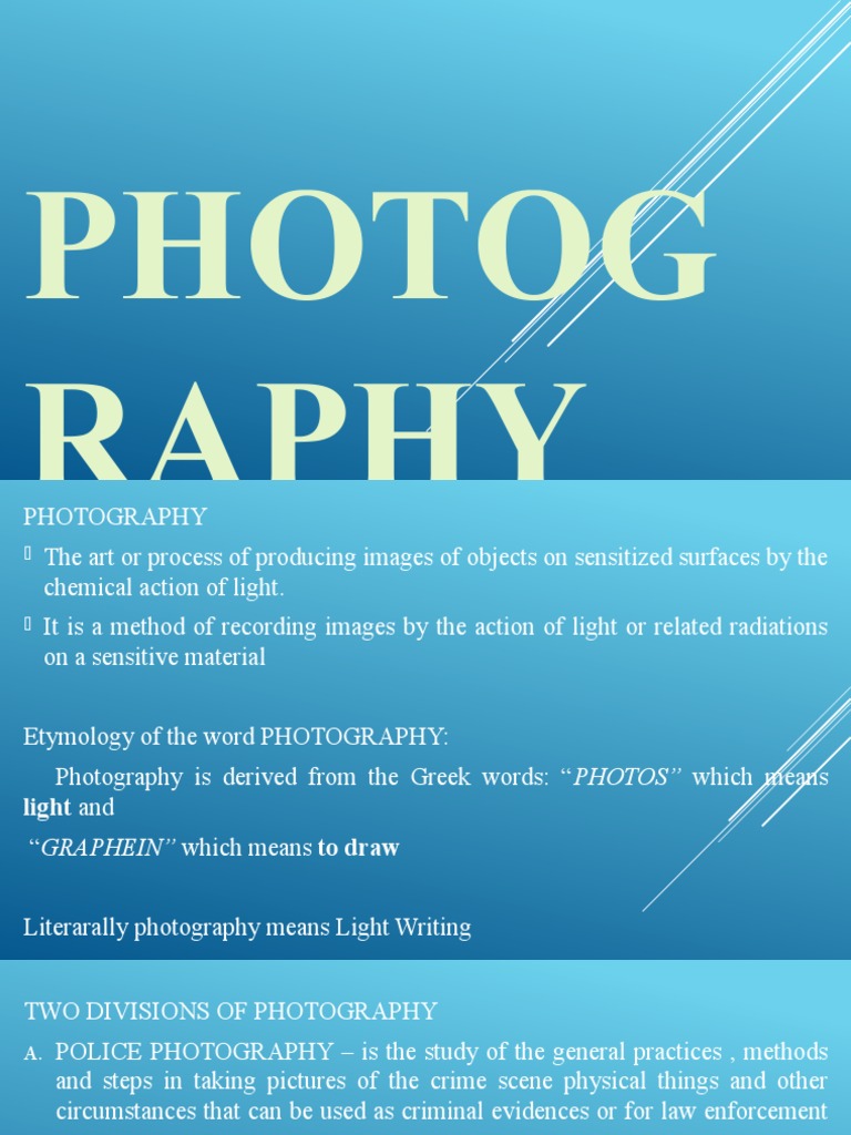 Lecture in Photography | PDF | Light | Electromagnetic Radiation