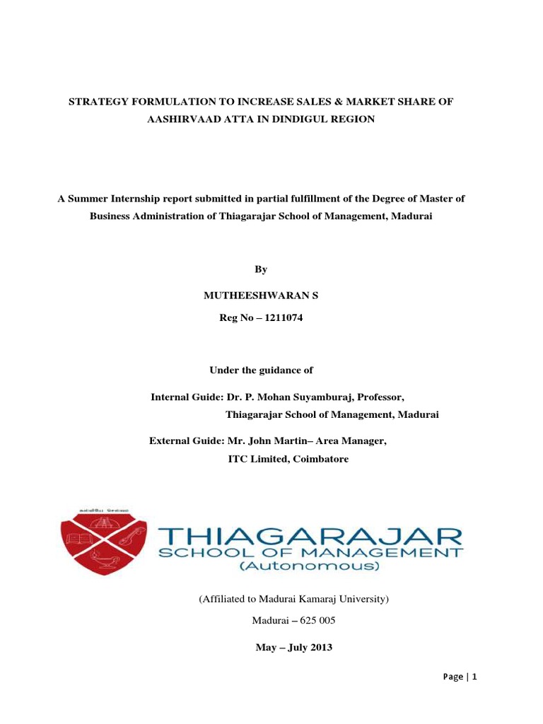 Report - ITC | PDF | Staple Foods | Retail