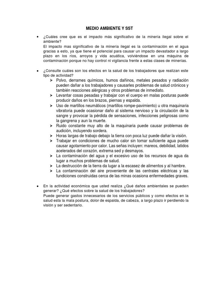 Medio Ambiente Y Sst Guía 1 _ Oportunidades de Mejora en SST y Medio ...