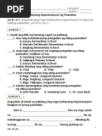 MAKABANSA WORKSHEET Week 3 | PDF