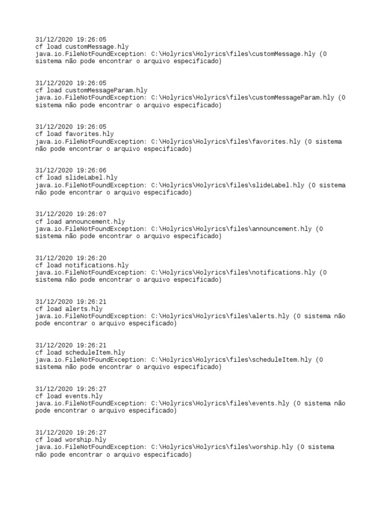 Logs | PDF | Informática | Tecnologia de sistema operacional