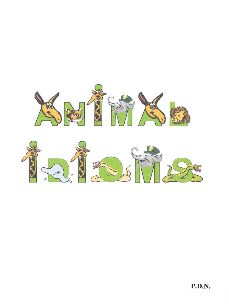 Animal Idioms | PDF