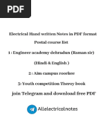 Electrical Engineering Hand Book | PDF | Electrical Network | Transistor