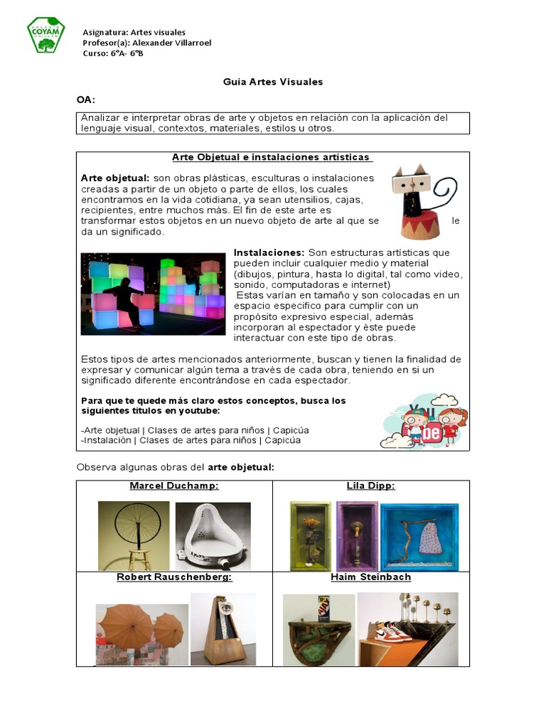 Arte Objetual: Guía para Niños | PDF | Arte de instalación | Estética