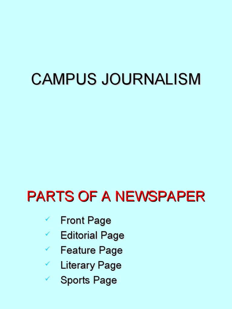 Campus Journalism Campus Journalism | PDF | Page Layout | Mass Media
