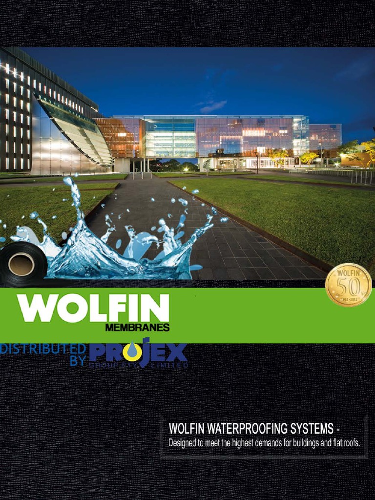 Wolfin Waterproofing Membrane Product Brochure - Web Version | PDF