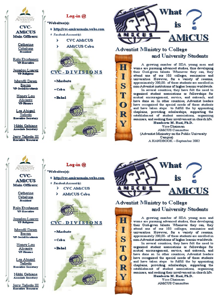 What Is AMiCUS | PDF | Seventh Day Adventist Church | Christian Movements