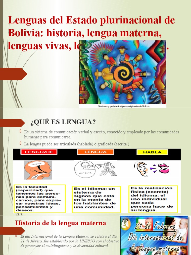 Diversidad lingüística en Bolivia | PDF | Bolivia | América del Sur