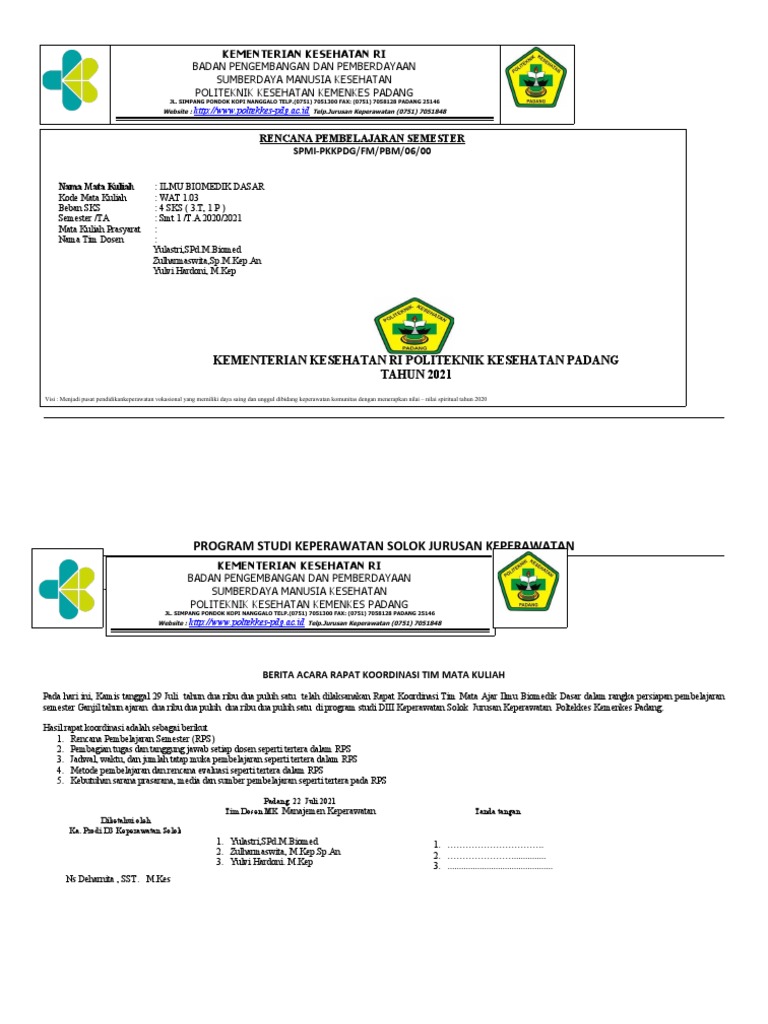 RPS Ibd Ganjil 2021 Daring | PDF