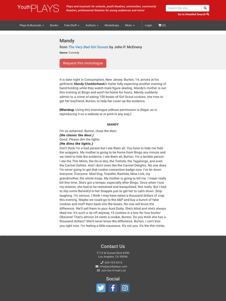 The Very Bad Girl Scouts - Mandy | PDF