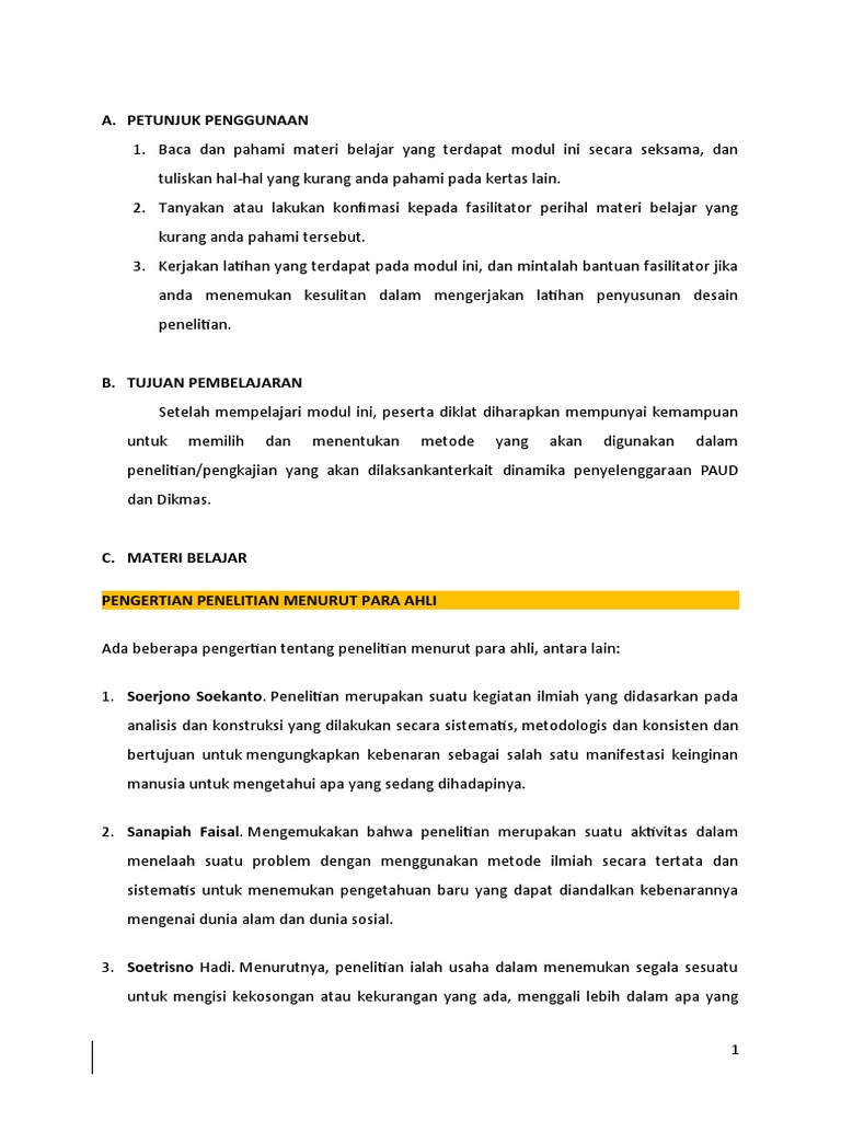 Modul 3b (Metode Pengkajian) | PDF