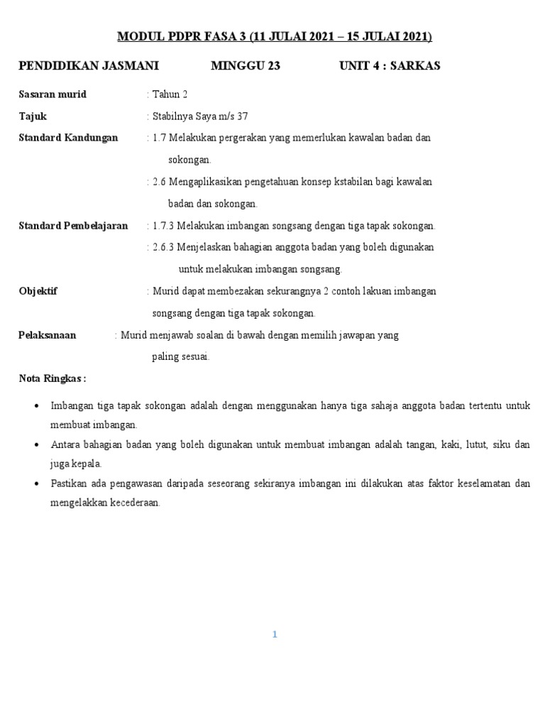 Modul PJ T2 M 23 | PDF