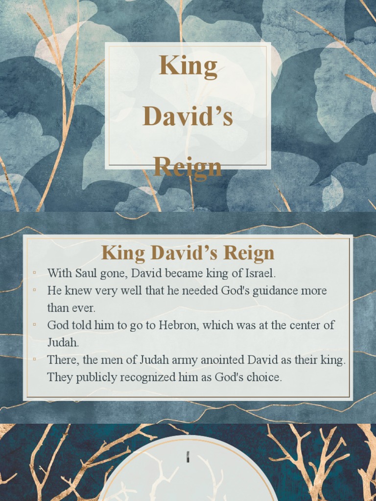 King Davids Reign | PDF | David | Israelites